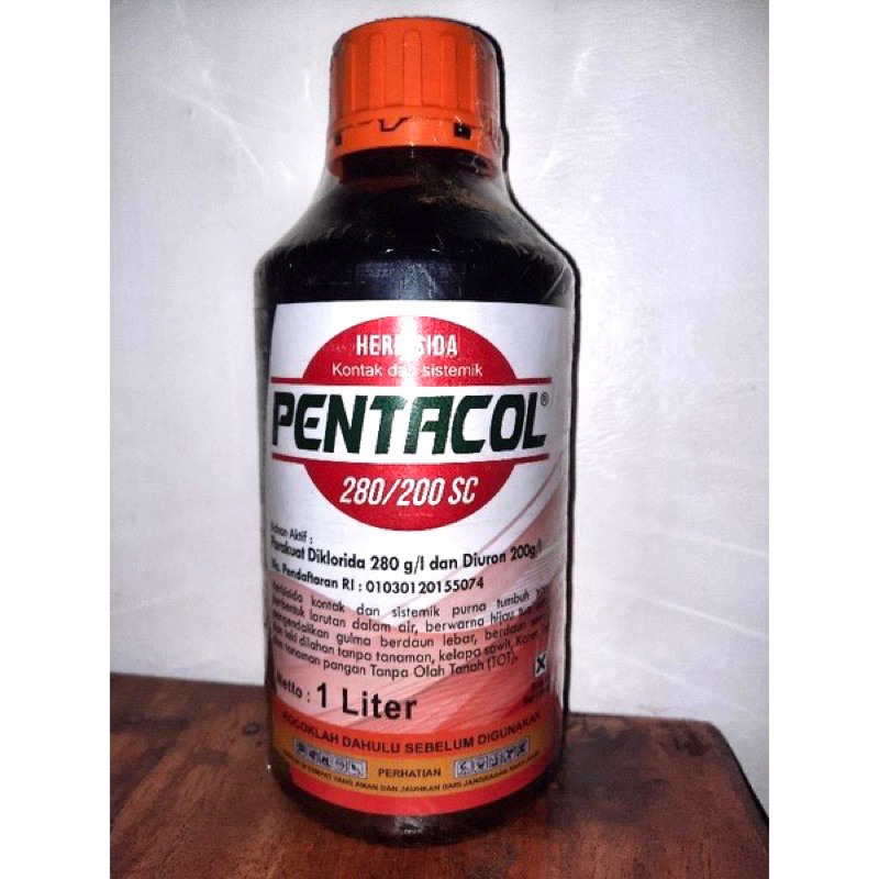 Jual Racun rumput/Herbisida PENTACOL 280/200 SC (parakuat+diuron) 1 ...
