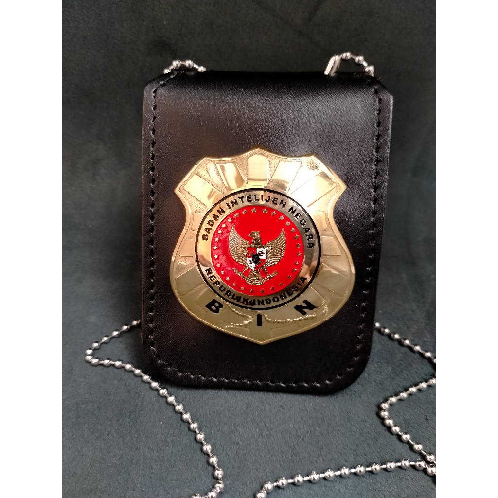 Jual Dompet ID Card Kalung Lencana KTA logo BIN terbaru | Shopee Indonesia