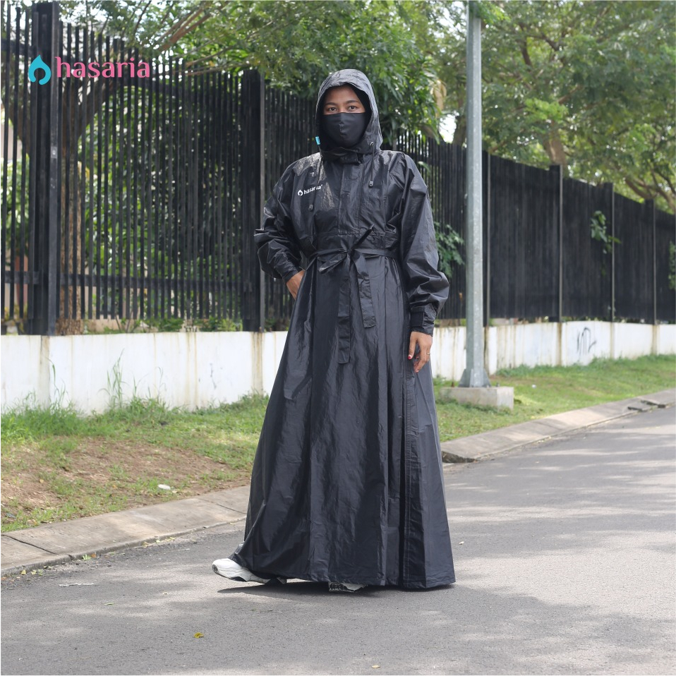 Jual Hasaria Eco Series - Rayya Jas Hujan Muslimah Syari | Shopee Indonesia