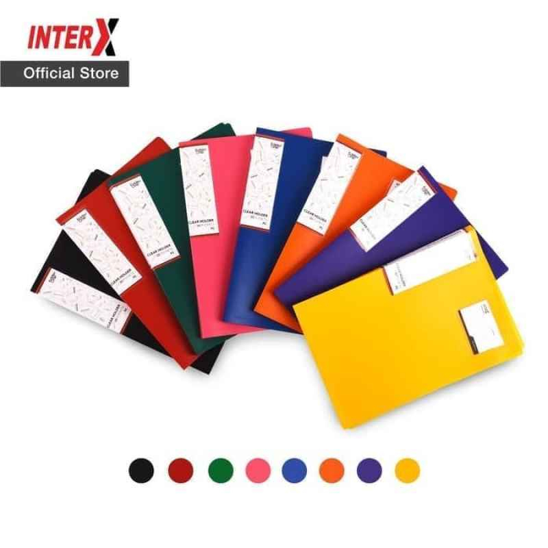 Jual 20 SHEET DISPLAY BOOK / CLEAR HOLDER INTER-X F4 | Shopee Indonesia