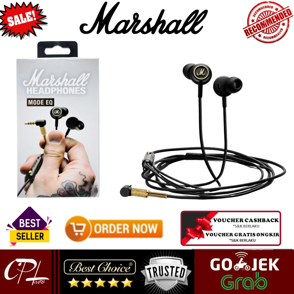 Jual Marshall Mode EQ In-Ear Headphones - ORIGINAL | Shopee Indonesia