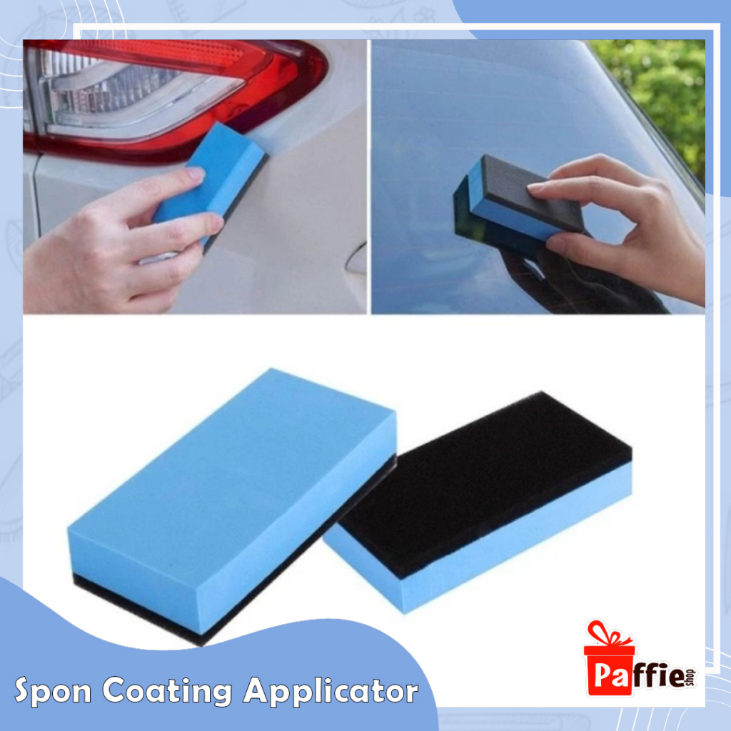 Jual Spon Coating Applicator Pad Mobil Spons Busa Sealant Sponge Wax ...