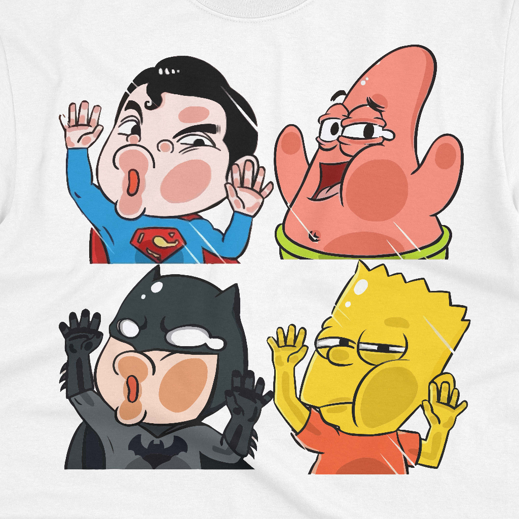 Jual SABLON SETRIKA SUPERMAN BATMAN PATRIK CUTE ANAK | SABLON DONG ...