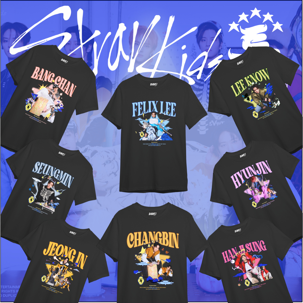 Jual 5 STAR STRAYKIDS BLACK TSHIRT/S CLASS STRAYKISD/SKZ TSHIRT/TSHIRT ...