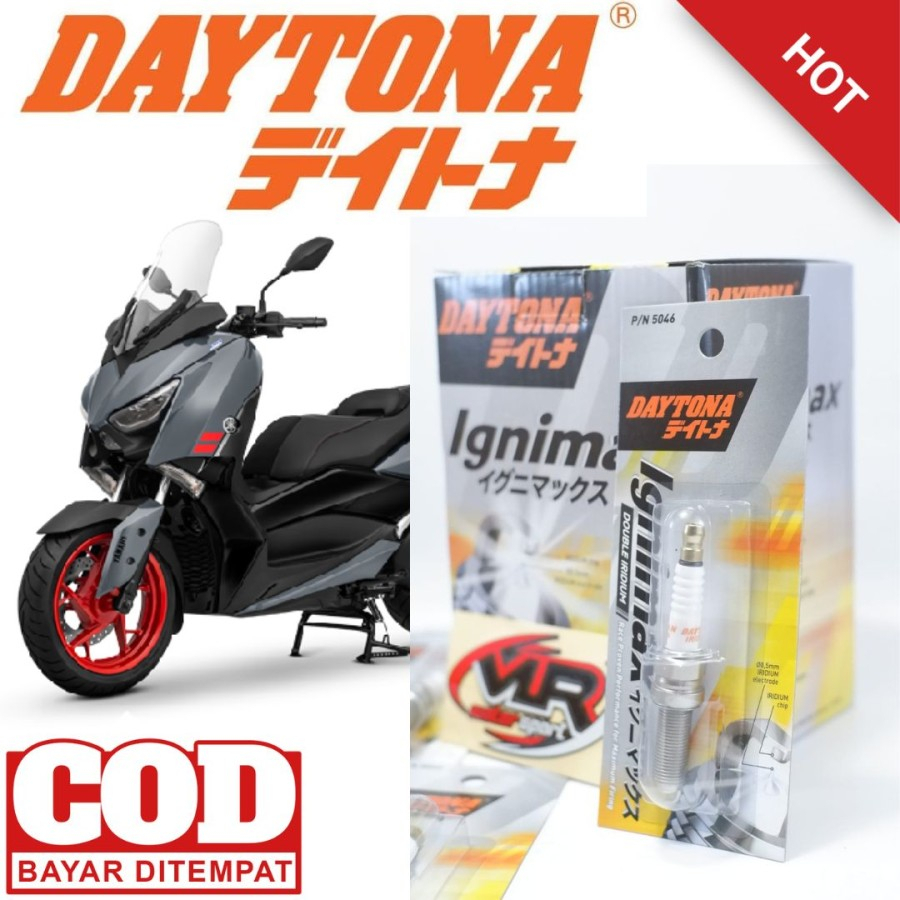 Jual busi daytona double iridium xmax 250 vario pcx 160 forza 250 | Shopee Indonesia