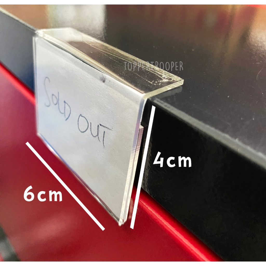 Jual READY STOCK Akrilik Label Harga | Acrylic Label / Price Tag ...