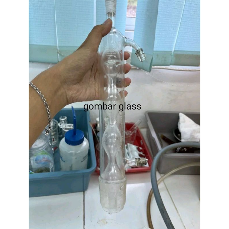 Jual CONDENSOR BOLA CAP LABU 500 ML PYREX IWAKI CLASS A ns/ts 45/40 ...