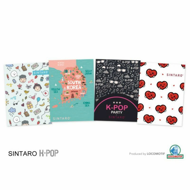 Jual School Book Paket 10 pcs Buku Tulis Locomotif Sintaro 50 Lembar ...