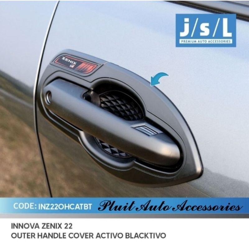 Jual JSL Outer Handle Activo Blacktivo Toyota Innova Zenix 2022 / Innova Zenix 22 Outer Handle ...