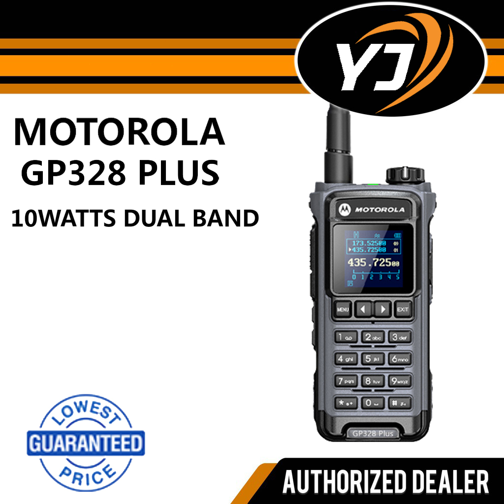 Jual NEW HT 10 WATT HT Motorola GP328 PLUS POWERFULL REAL 10 WATT DUAL ...