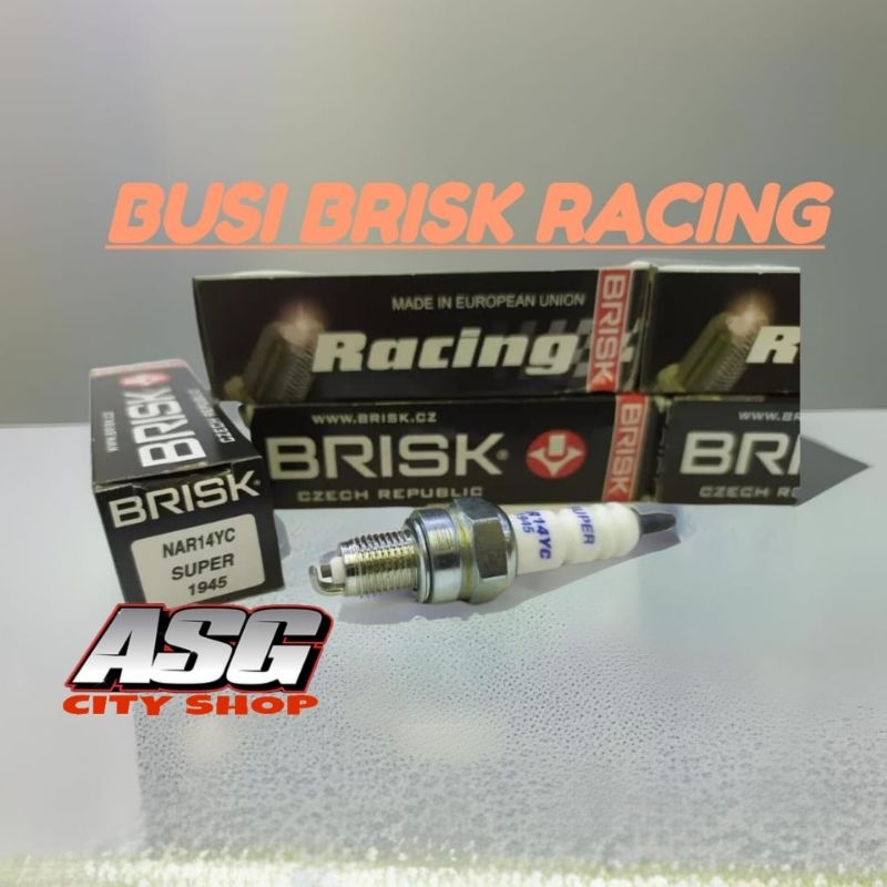 Jual Busi Motor Brisk Copper Racing NAR14YC Grand Supra Jupiter Mio KLX ...