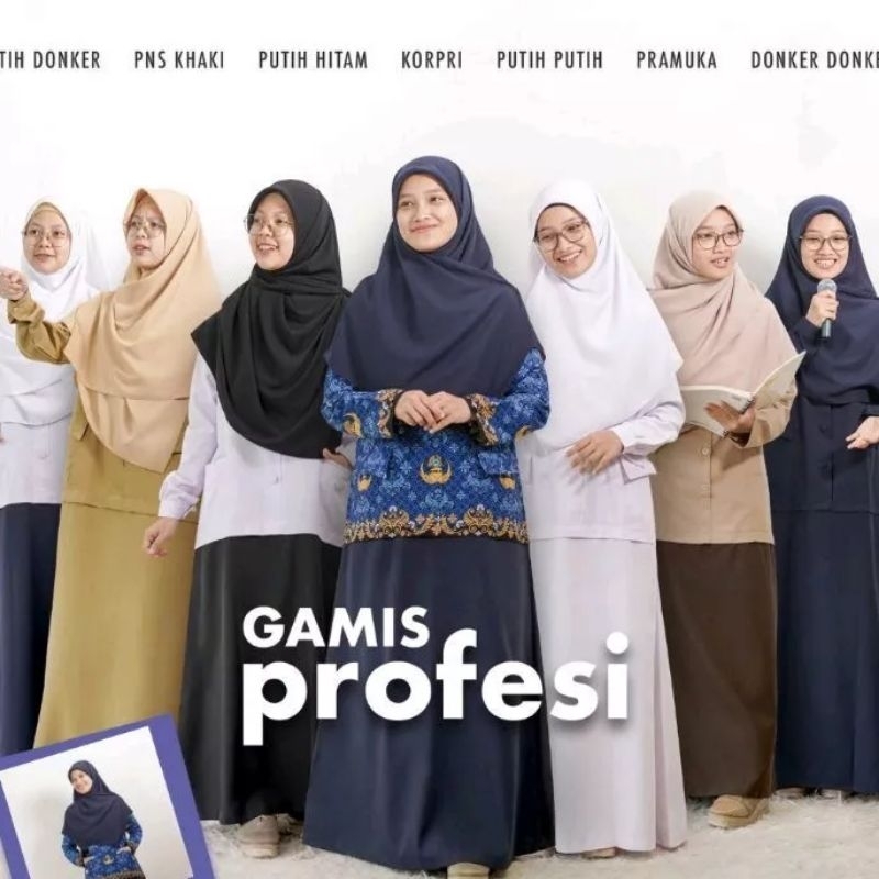Jual Gamis Profesi / PNS by hijab alila | Shopee Indonesia