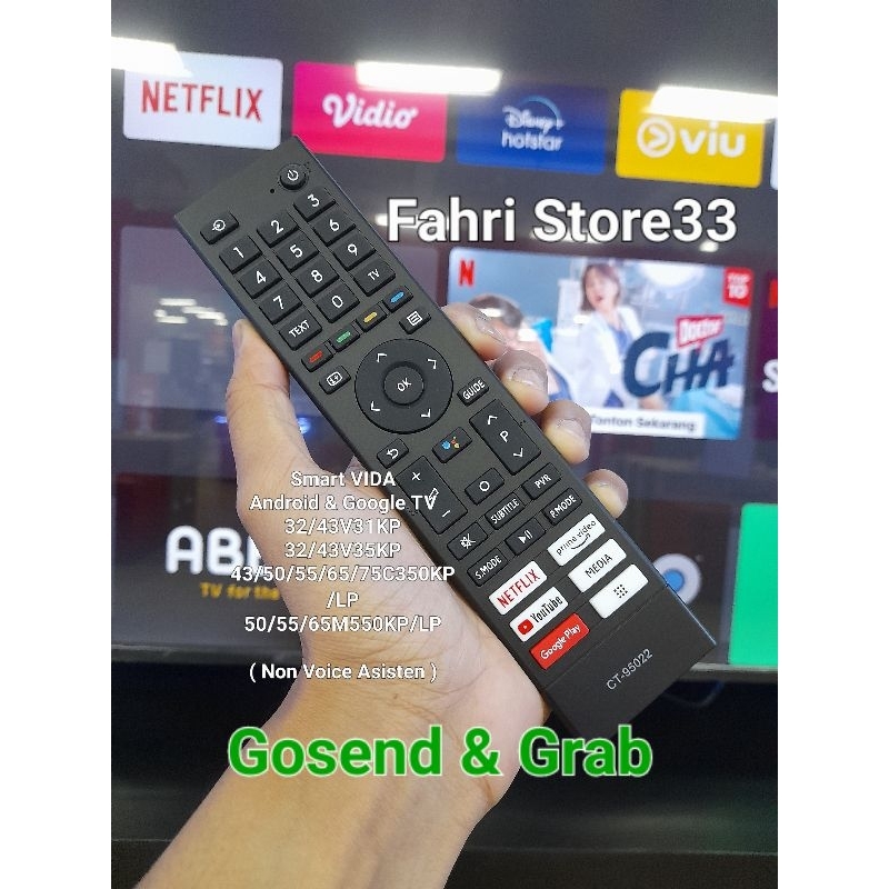 Jual Remote Tv TOSHIBA Android Google TV Smart Series CT-95022 | Shopee ...