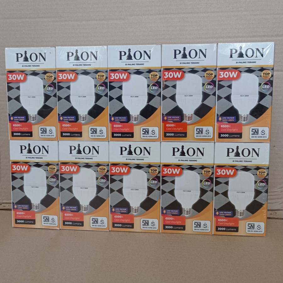 Jual Lampu LED Bohlam LED Cahaya Putih PION Low Voltase | Shopee Indonesia