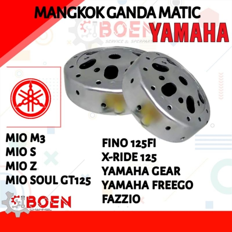 Jual Mangkok Ganda Matic MIO M3/MIO S/MIO Z/MIO SOULGT125/FINO 125/X ...