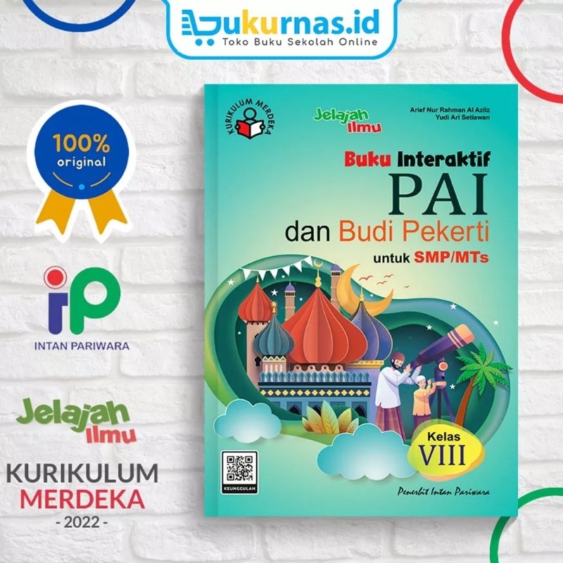 Jual Buku Interaktif PAI Dan Budi Pekerti Kelas VIII, 8 Kurikulum Merdeka Tahun 2023 Intan ...