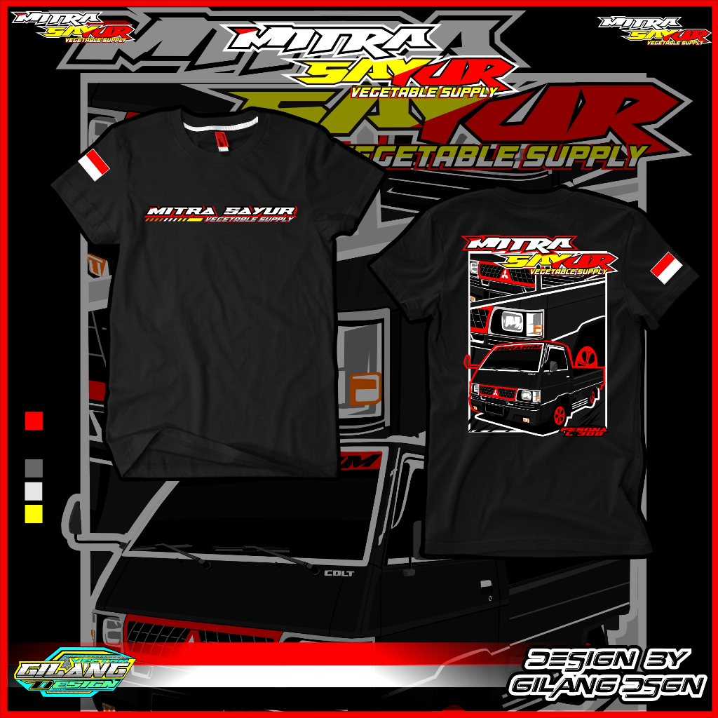 Jual Kaos L 300 Mitra Sayur New Distro | Shopee Indonesia
