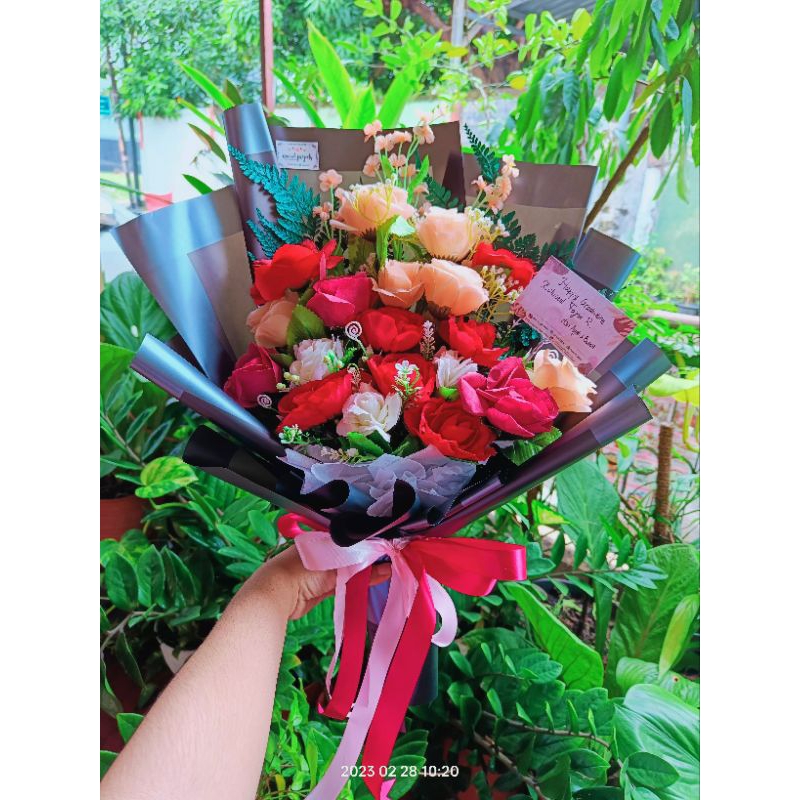 Jual Buket Bunga Artificial/Buket Bunga Palsu Ukuran Besar Extra Large ...