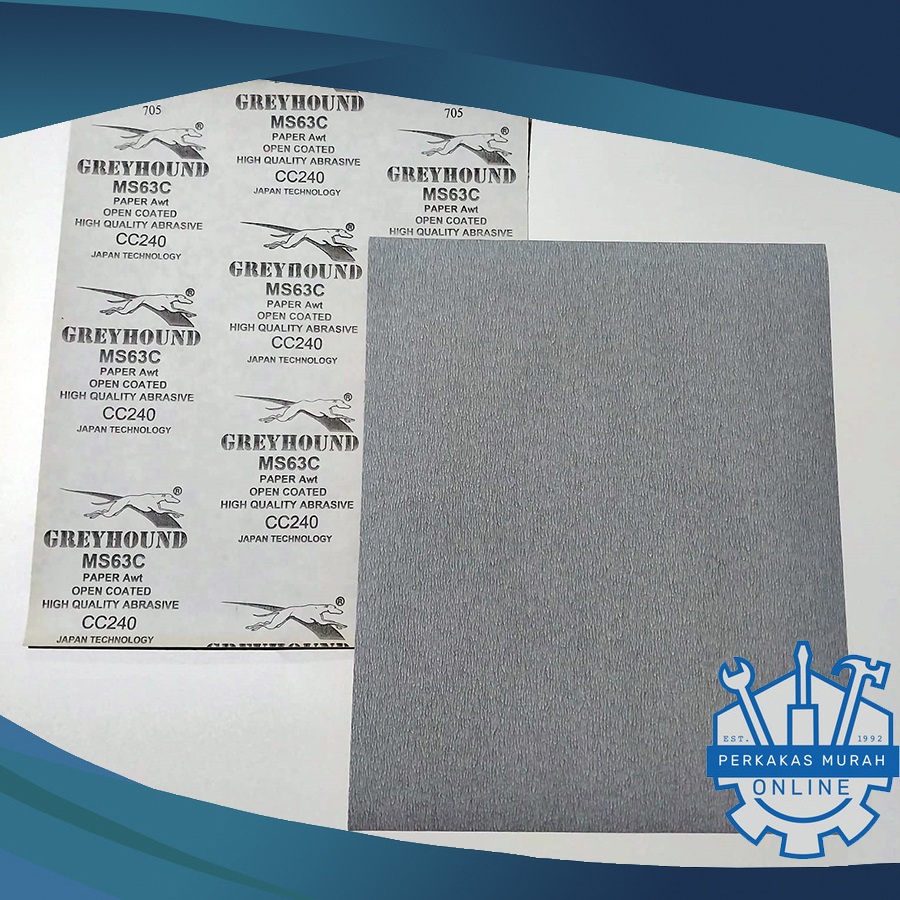 Jual Kertas Amplas Putih Stearate 230x280mm Amplas Sheet Halus Untuk ...