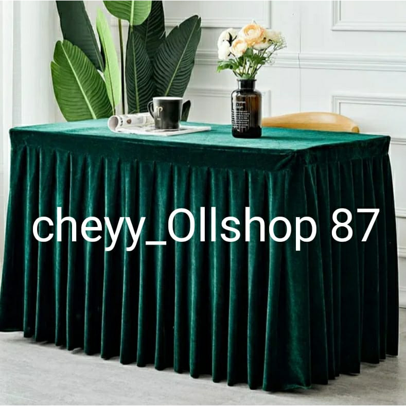 Jual Dekorasi meja rok meja tinggi 75cm x panjang 360cm terbuat dari ...