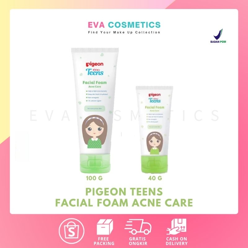 Jual PIGEON Teens Facial Foam - Acne Care (For Acne Prone Skin ...