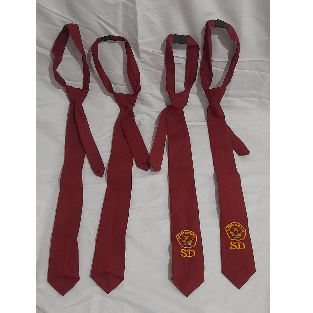 Jual Dasi SD Bordir Perekat Putra Putri Seragam Sekolah per 20 pcs ...