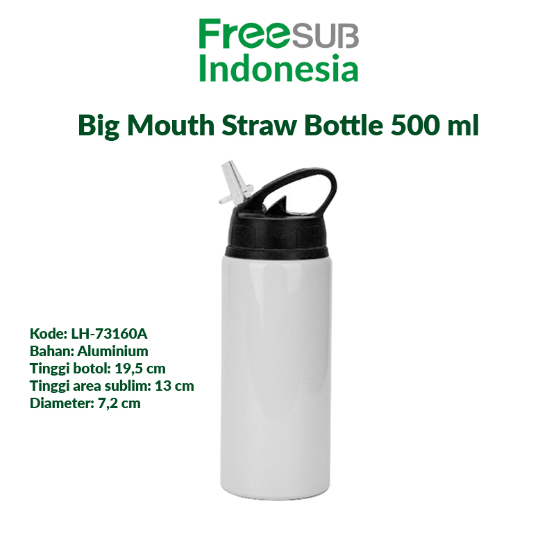 Jual Botol Minum Tumbler/Termos/Mug Putih Polos Coating Sublim ...