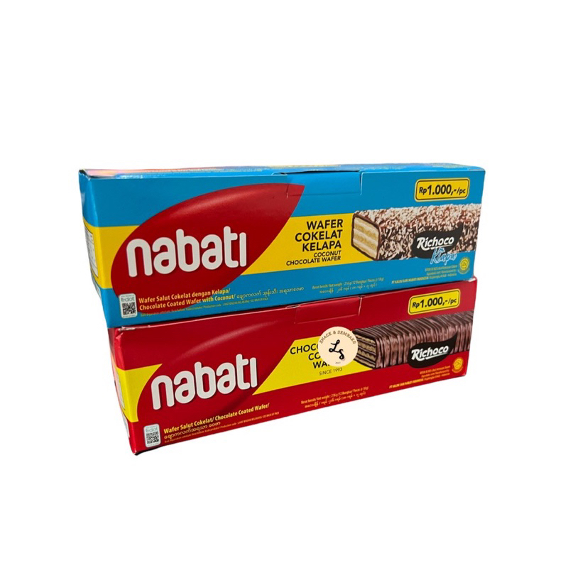 Jual Nabati coated wafer 12x14g (box) | Shopee Indonesia