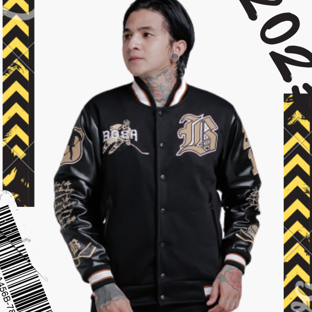 Jual Jaket Baseball Varsity Pria Cowok Laki Laki Touring Sunmori Jacket ...