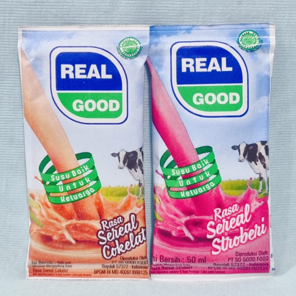 Jual Susu Bantal Real Good Coklat / Stroberi (1 Pcs) | Shopee Indonesia