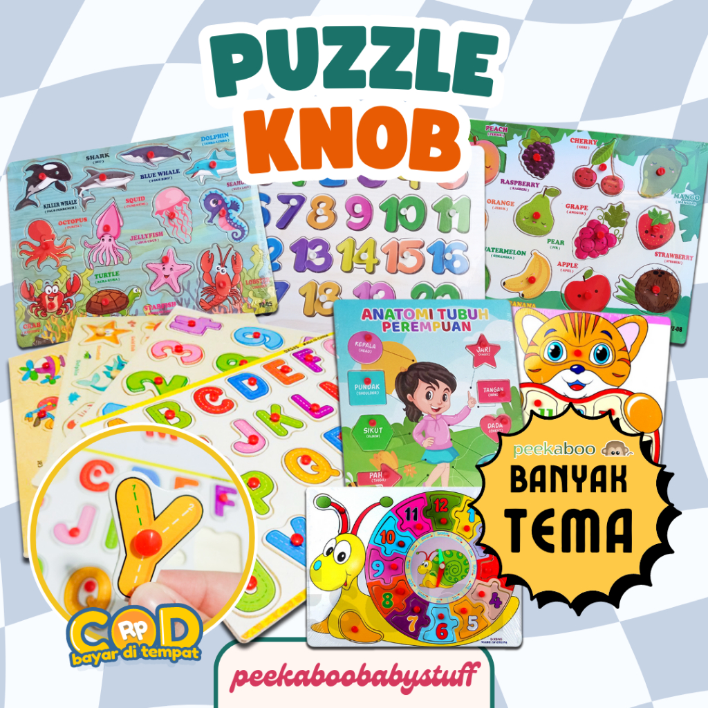 Jual Puzzle Kayu Knob/Puzzle KNOB/Puzzle Kayu/Puzzle Kayu Mainan ... Jual Puzzle Kayu Knob/Puzzle KNOB/Puzzle Kayu/Puzzle Kayu Mainan ...