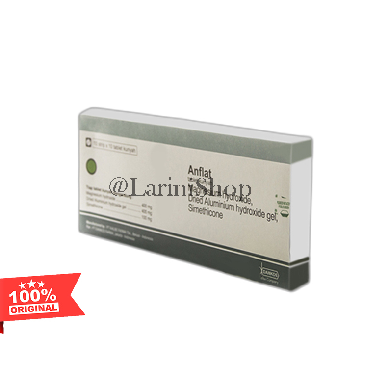 Jual ANFLAT TABLET (HARGA PER BOX) MENGTAASI GANGGUAN SALURAN ...