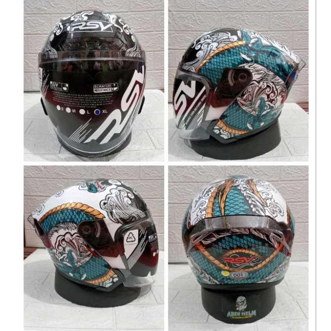 Jual HELM RSV NEW WINDTAIL RYUJIN ORIGINAL | HELM HALF FACE | Shopee ...