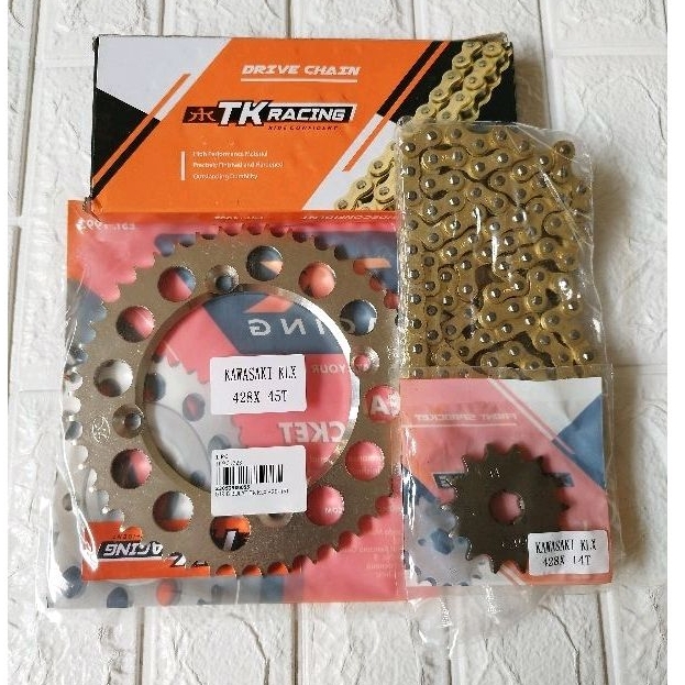 Jual Gear Set TK 428 KLX 150 S - KLX 150L - KLX 150 BF SE - D Tracker 150 full TK racing ...