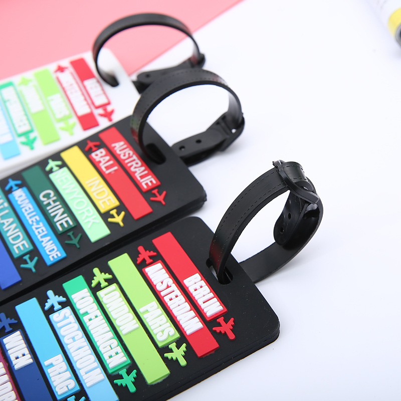 Jual DESTINATION Luggage Tag Label Koper Lucu Unik (Koper jadi mudah ...