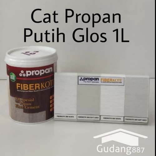 Jual Cat Propan Fiberkote Fibersemen / Putih White Glosy 1L ...