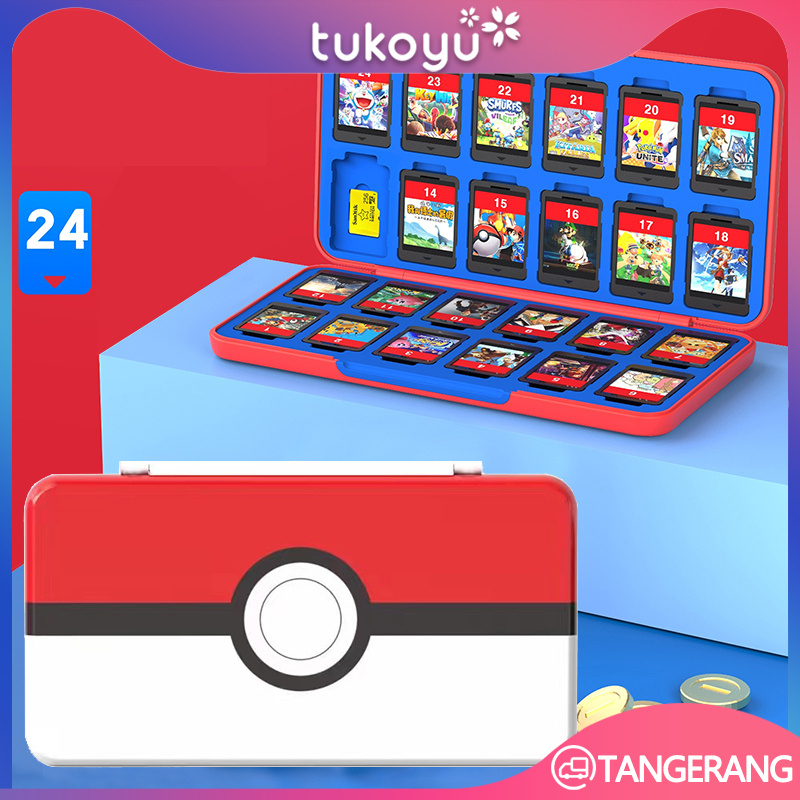 Jual Nintendo Switch Game Card Case 24 Slot/Kotak Penyimpanan Kartu ...