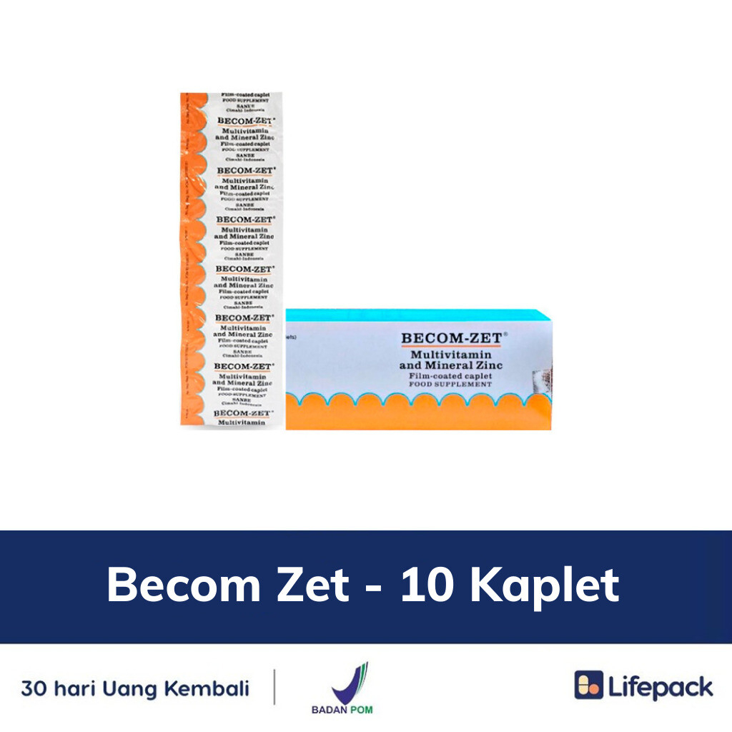 Jual Becom Zet - 10 Kaplet - LIFEPACK | Shopee Indonesia