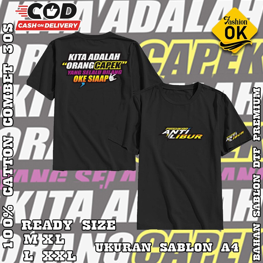Jual Kaos Pasukan Anti Libur / Kaos Kata Kata / Kaos Viral / Kaos ... Jual Kaos Pasukan Anti Libur / Kaos Kata Kata / Kaos Viral / Kaos ...