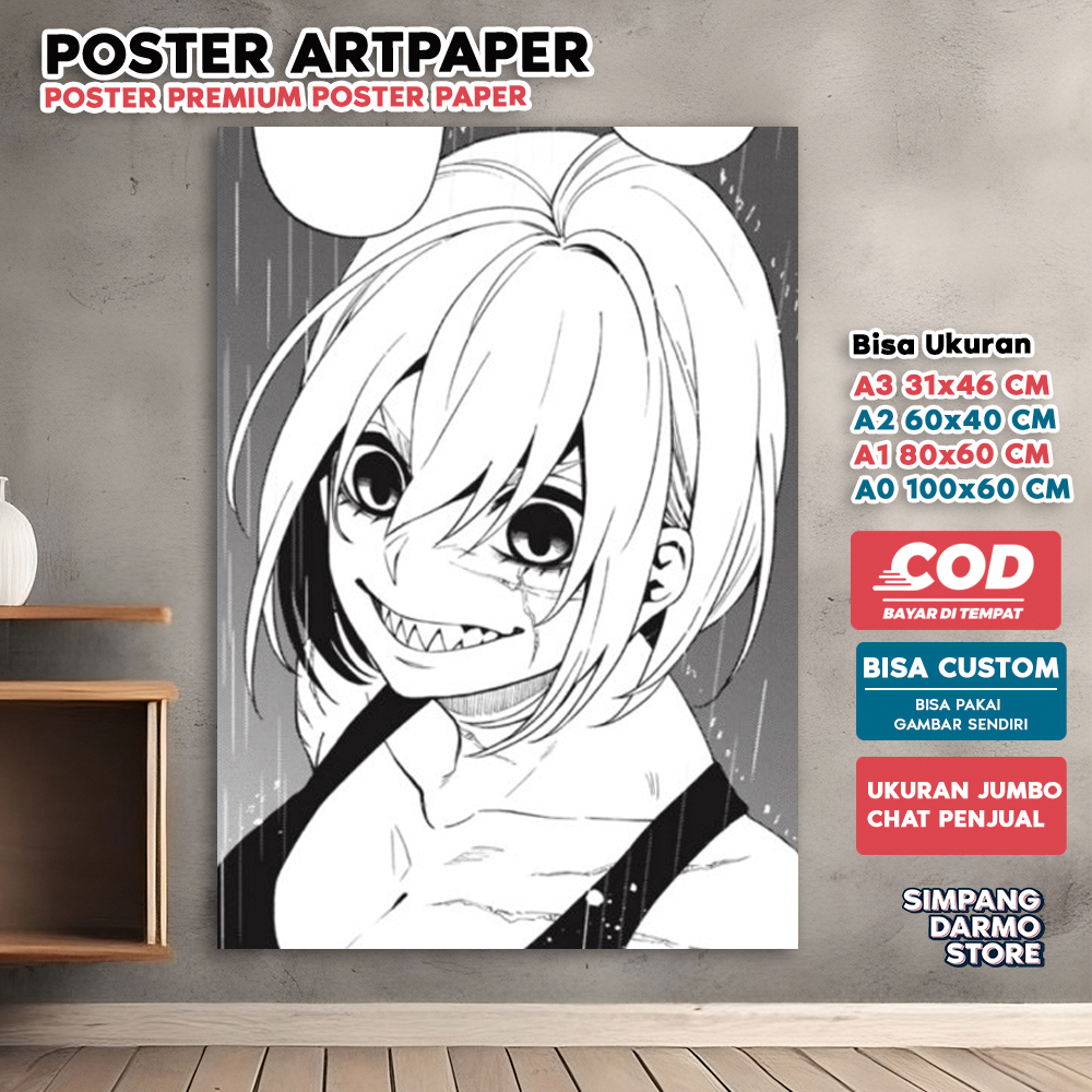 Jual Poster Anime Dead Mount Death Play Kualitas HD dan Bisa Custom ...
