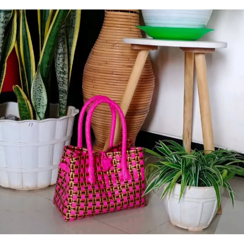 Jual TAS JALI PATTY/TAS ANYAMAN JALI PREMIUM/TAS ANYAM KEKINIAN/TAS ...