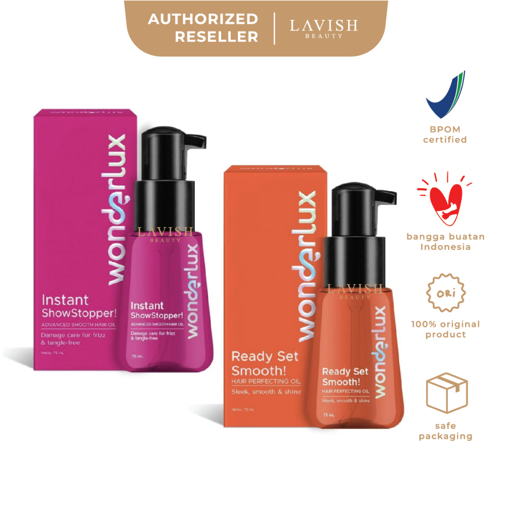 Jual WONDERLUX Ready Set Smooth Hair Perfecting Oil // Instant ...