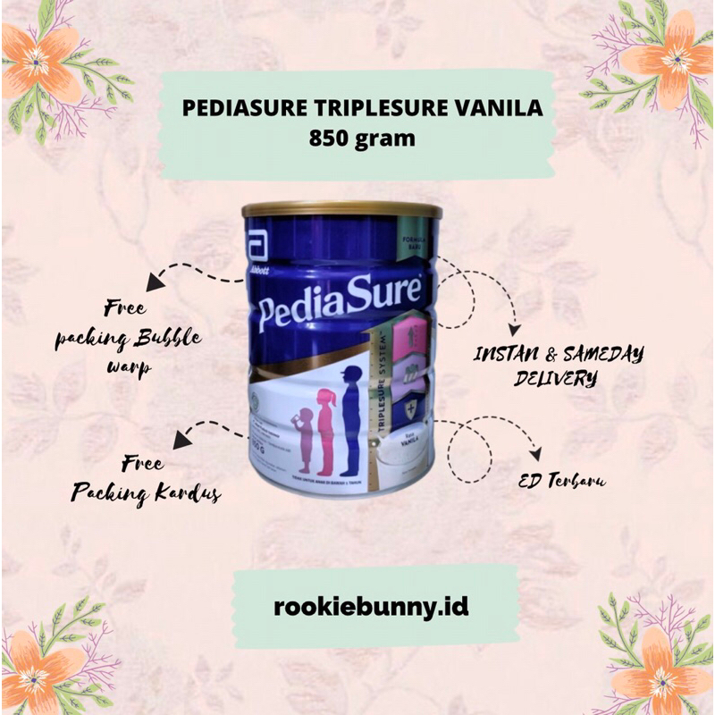 Jual Pediasure Triplesure Vanilla 850gr ED Agustus 2025 | Shopee Indonesia