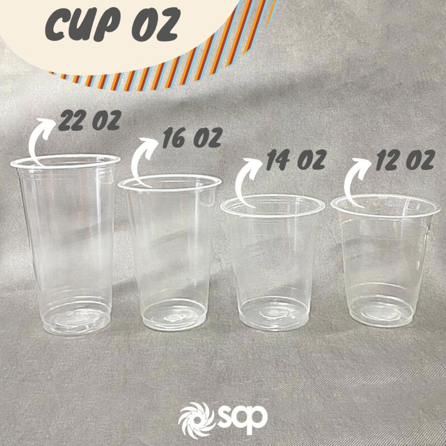 Jual MINIMAL ORDER 50 PCS ! Cup Polycup Lid Strawless / Gelas Polycup ...