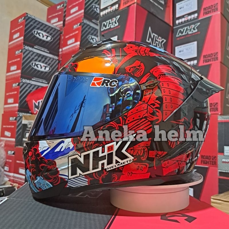 Jual helm NHK RX9 samurai spesial edition paket ganteng | Shopee Indonesia