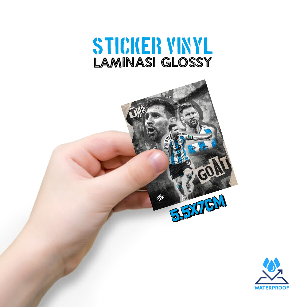 Jual Sticker Bang Messi Argentina The Goat | Shopee Indonesia