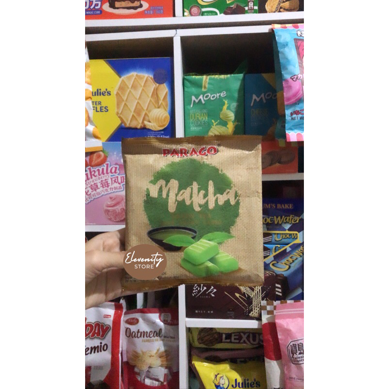 Jual Parago Matcha Green Tea Chocolate Strawberry Milk Chewy Candy ECER ...