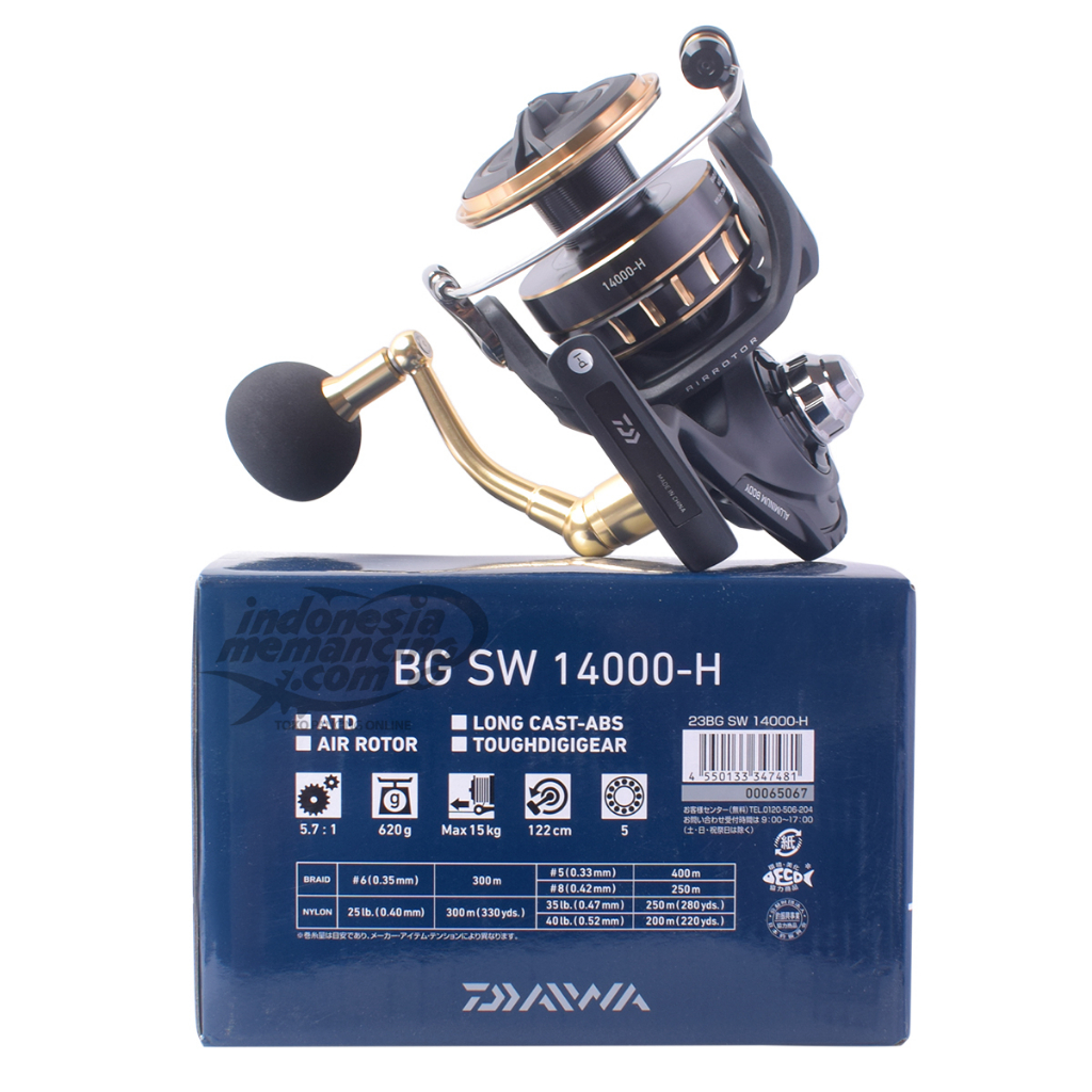 Jual Reel Spinning Daiwa BG SW New 2023 - pilih ukuran | Shopee Indonesia