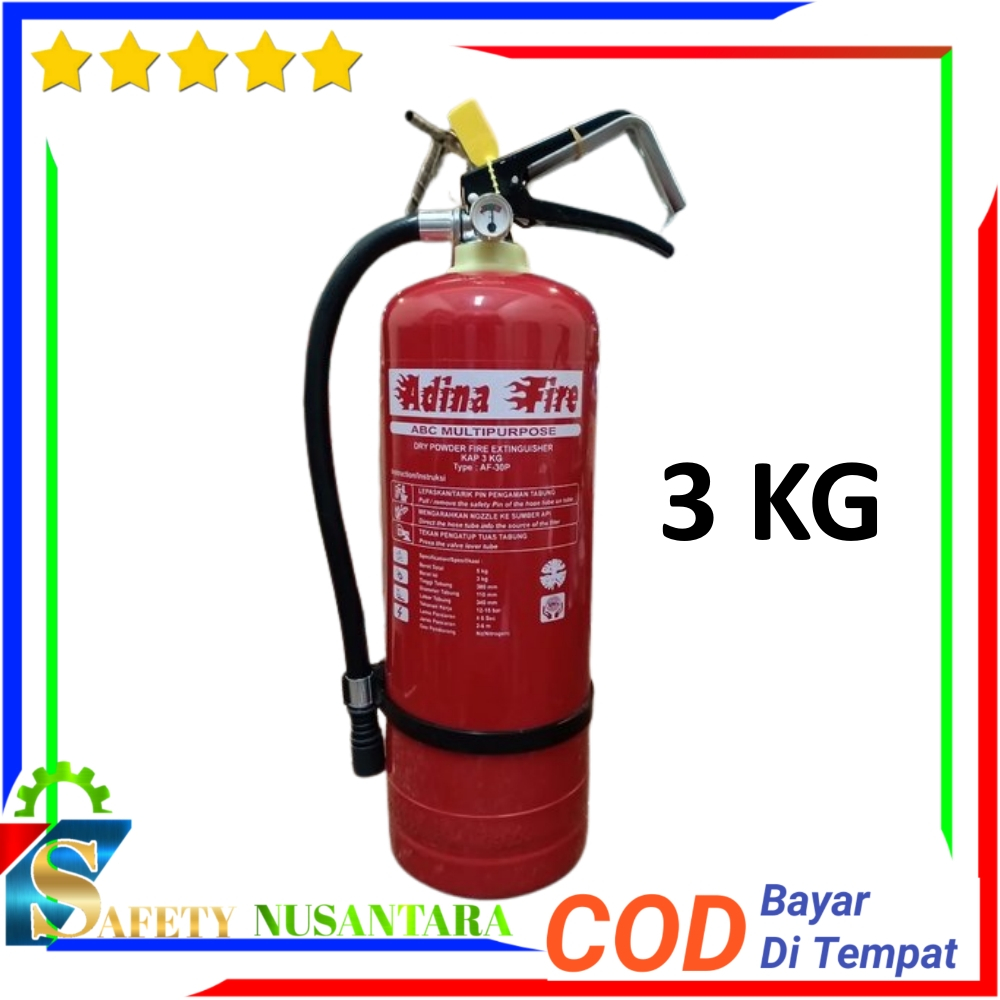 Jual Apar 3 Kg ABC Dry Powder Alat Pemadam Api 3kg Fire Extinguisher ...