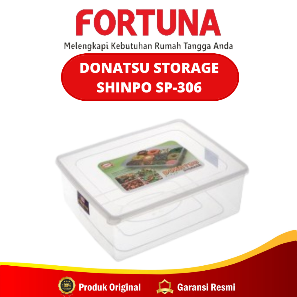 Jual Donatsu Storage SP-306 L / Kotak Makanan / Kotak Kue Plastik ...
